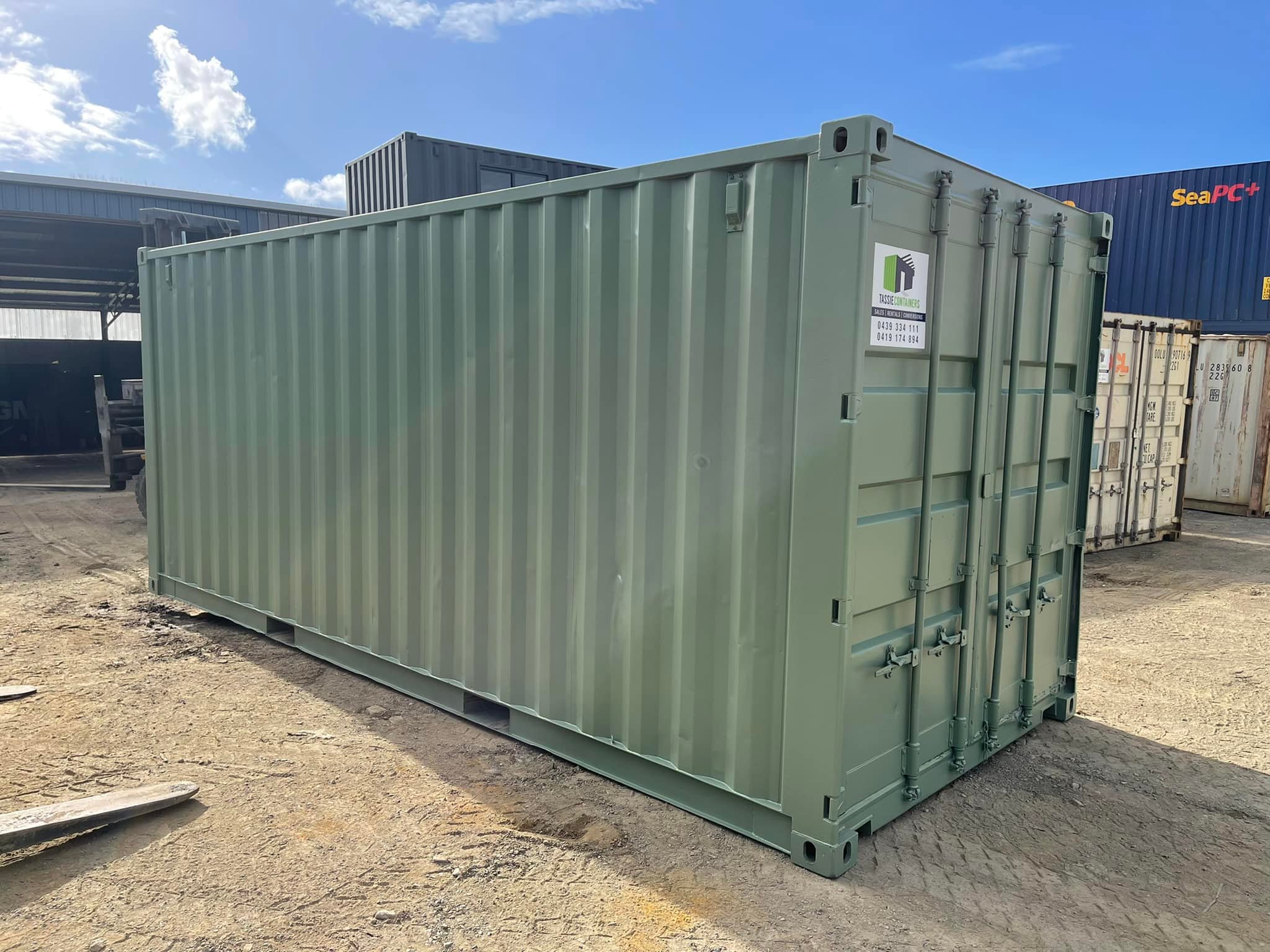 20' Shipping Container Hire - Tassie Containers